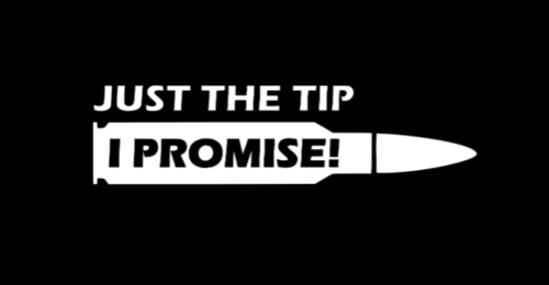 JUST THE TIP I PROMISE! Decal, JDM Funny Decal for Car, Windows ...